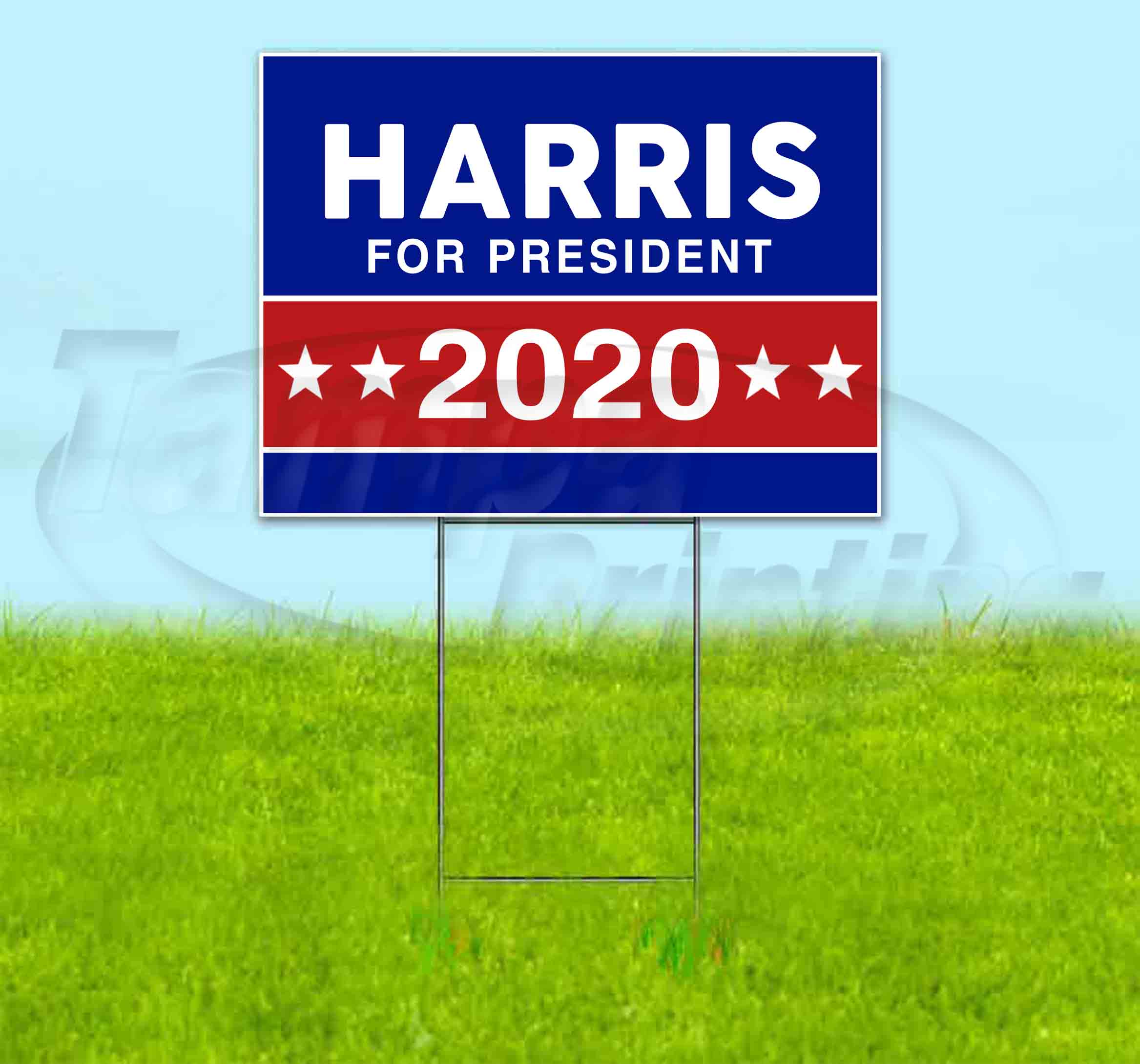 Harris For President 2020 (18" x 24") Yard Sign, Includes Metal Step ...